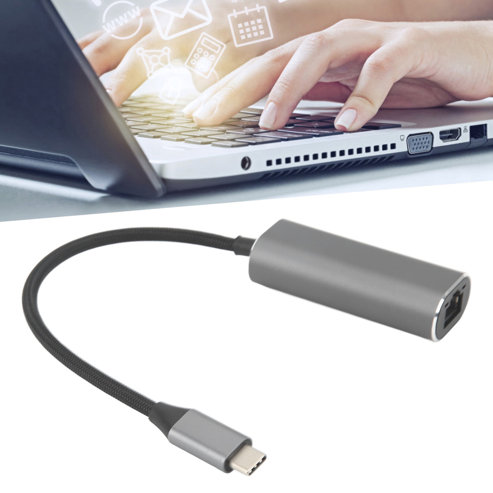 USB Type C Ethernet Adapter, 2 In 1 RJ45 Gigabit Ethernet Adapter RJ45 ... USB Type C Ethernet Adapter, 2 In 1 RJ45 Gigabit Ethernet Adapter RJ45 ...