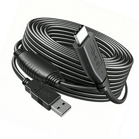 USB Type C Extension Cable PVC for Conference Cameras Hard Drive Fast ...