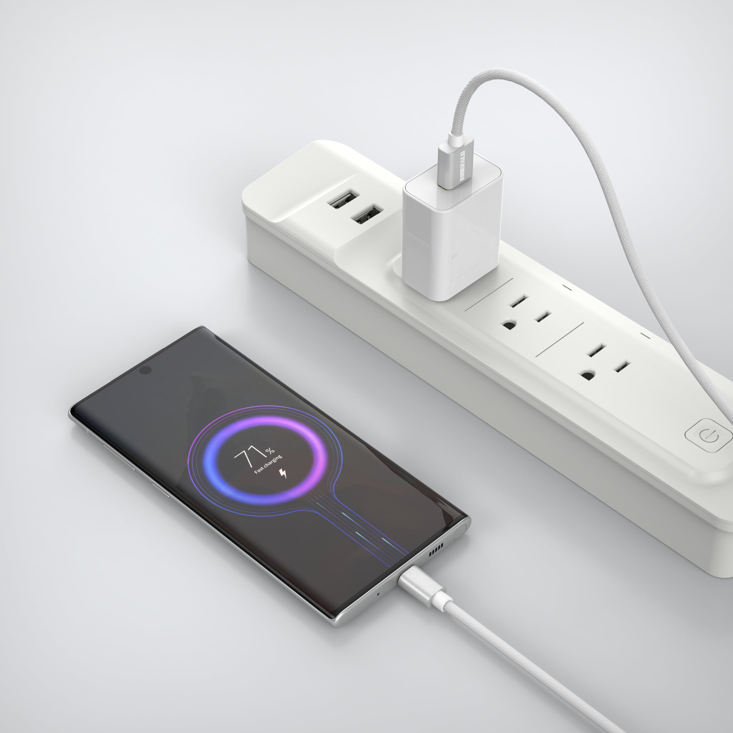 USB Type C Fast Charging Cable 10FT USB-C Type-C- White - Walmart.com