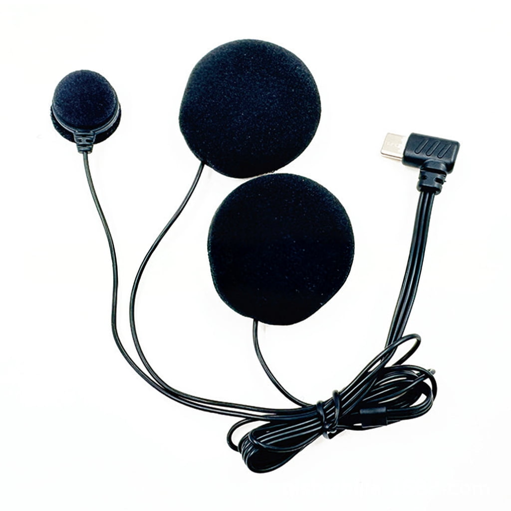 USB Type C Helmet Headset Microphone Compatibles Full Face Helmets ...