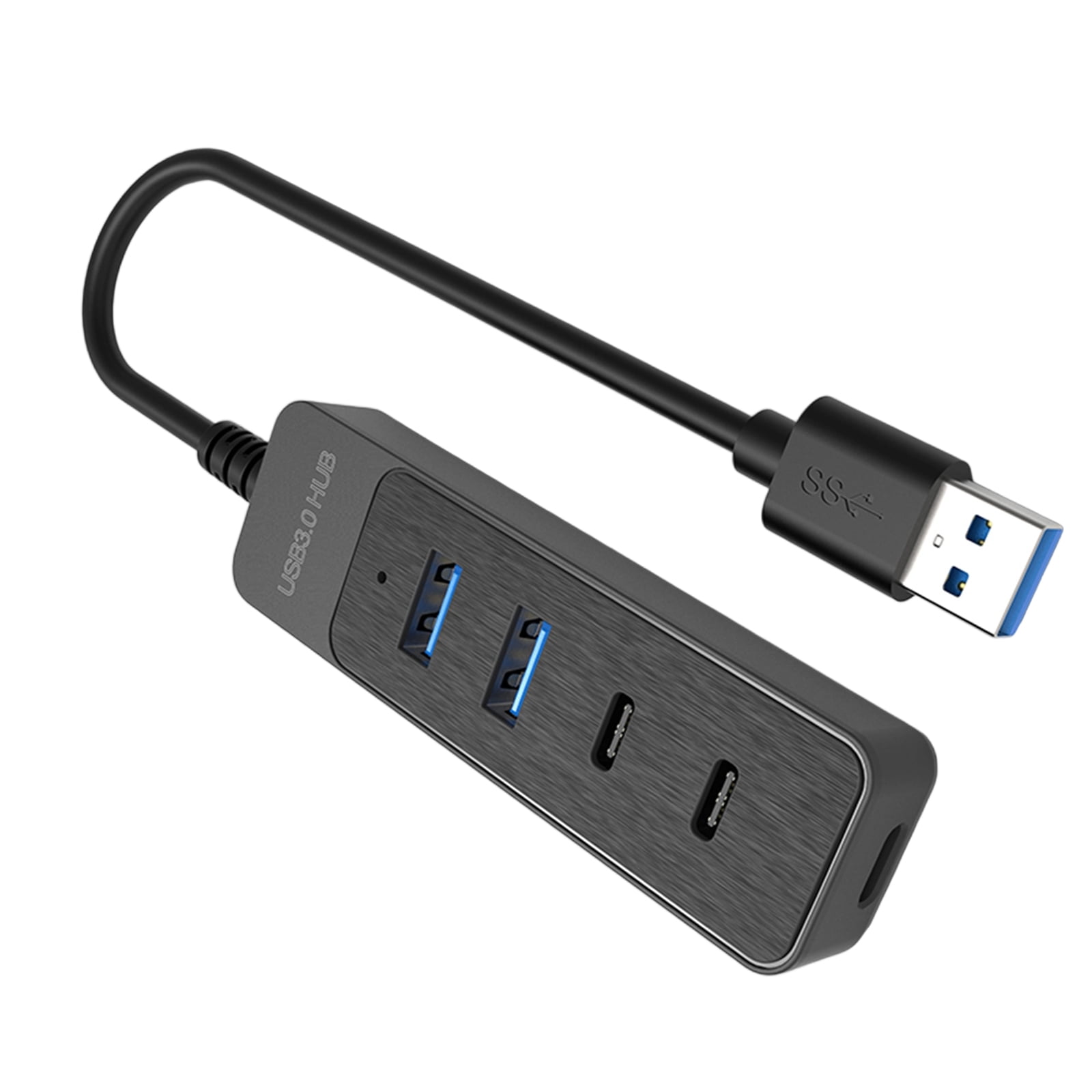 USB Type C Hubs Adapters with 5V Input 4 Port USB3.0 USB2.0 Expansion ...
