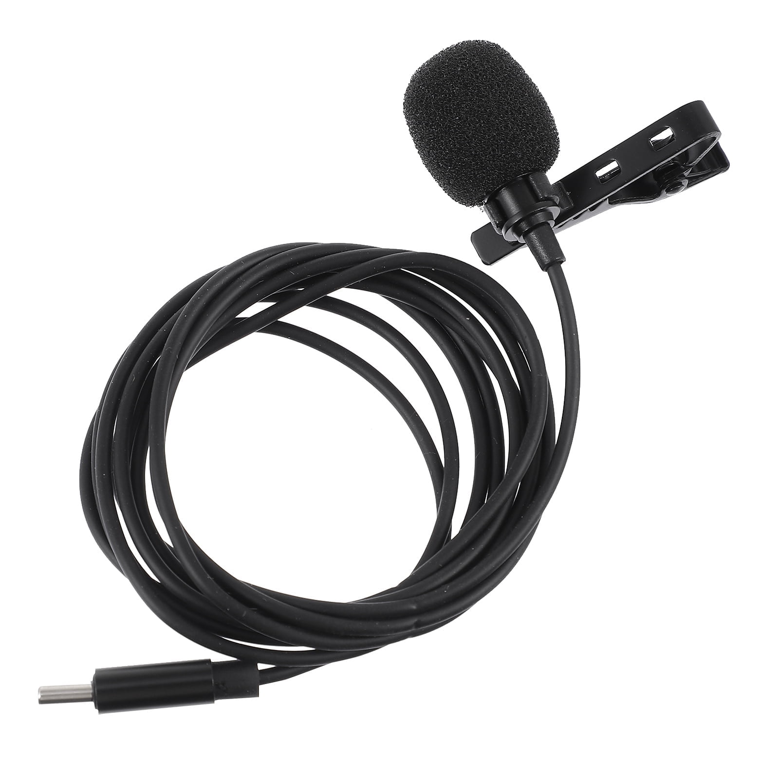 USB Type-C Lavalier Microphone Lav Mic Clip On Microphone Professional ...
