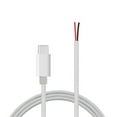 USB Type C Male 2Pin Wire Pigtail Cable 5V 2A Black USB Power with 2Pin ...