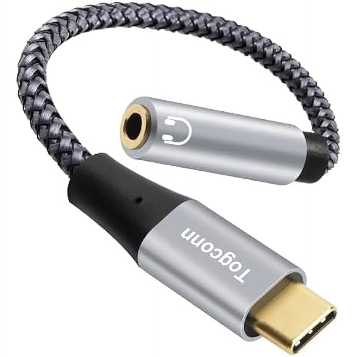 USB Type C Male to 3.5mm TRRS Female Headphone Jack Adapter, USB C to ...