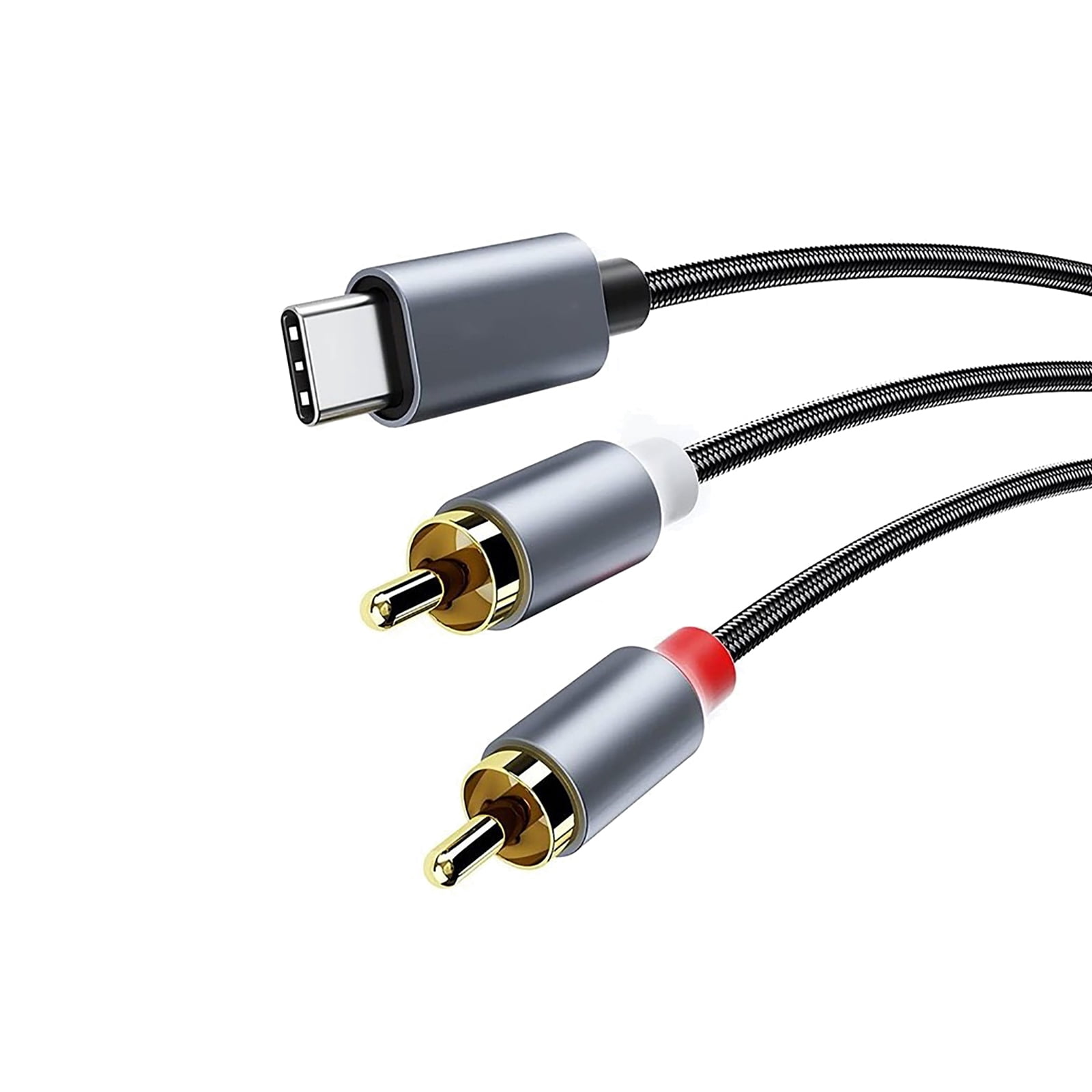USB Type C Male Stereo Cable Cord Gold Plated Connectors Wire for Home ...