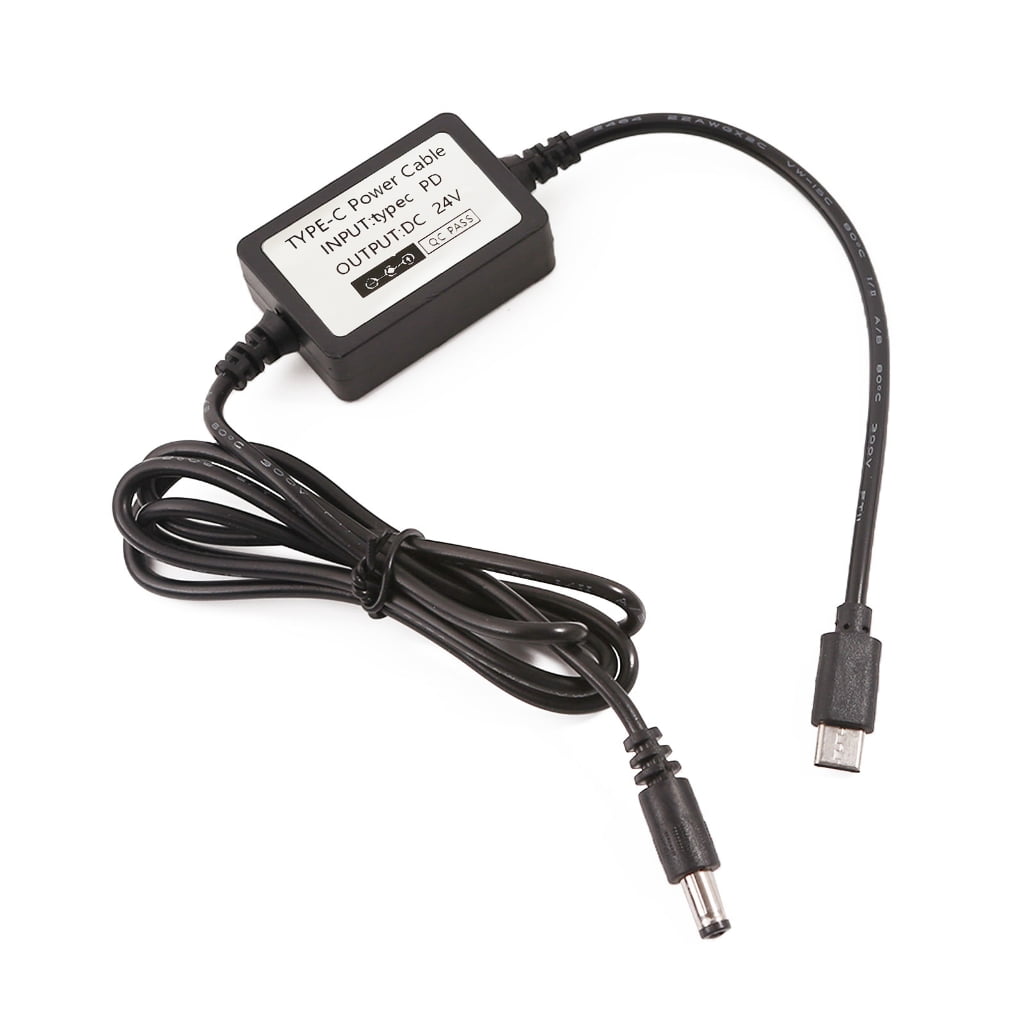 USB Type C PD20V to DC24V Power Cable for 24V Devices PD12V 15V 20V to ...