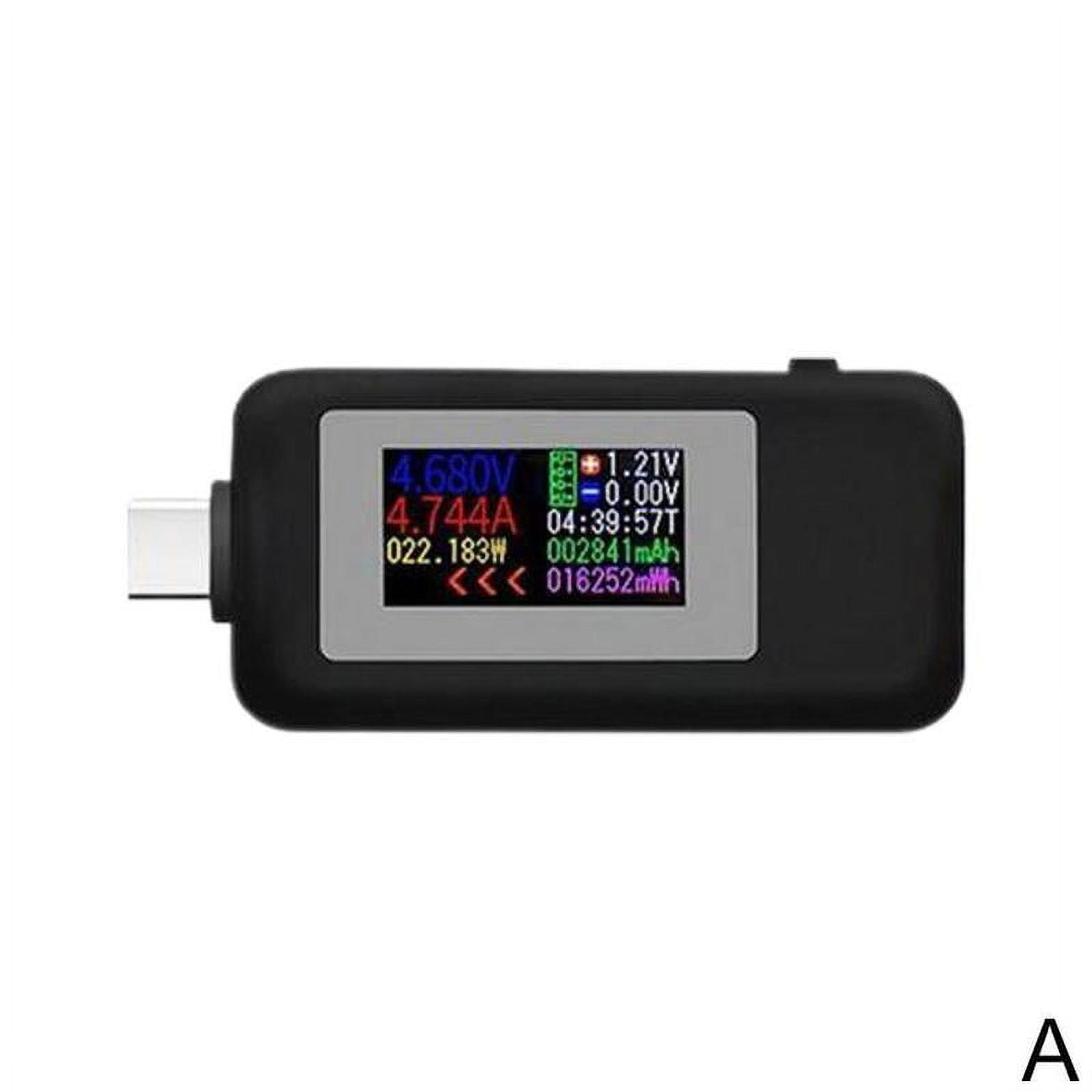 USB Type-C Power Tester Voltage Current Capacity Meter Multimeter USB-C ...