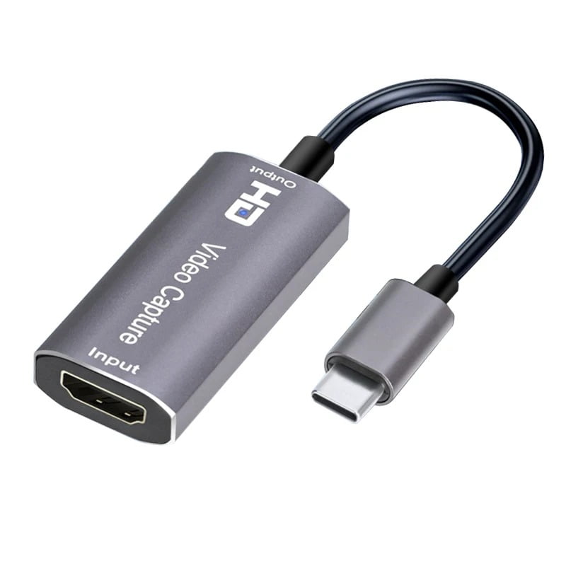 USB/Type C Video Capture Card HD-compatible 1080P Game Grabber Record ...
