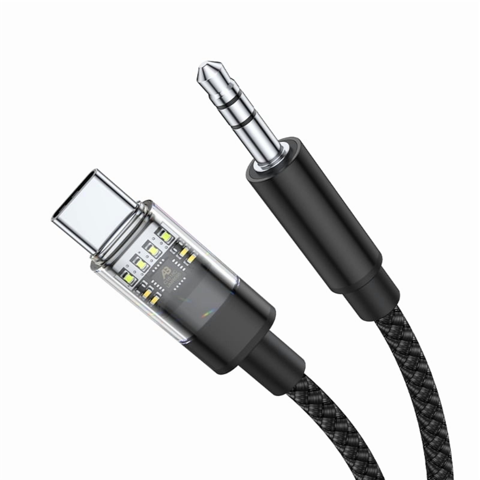 USB Type C to 3.5mm Headphone Jack Adapter Audio Converter Wire for ...