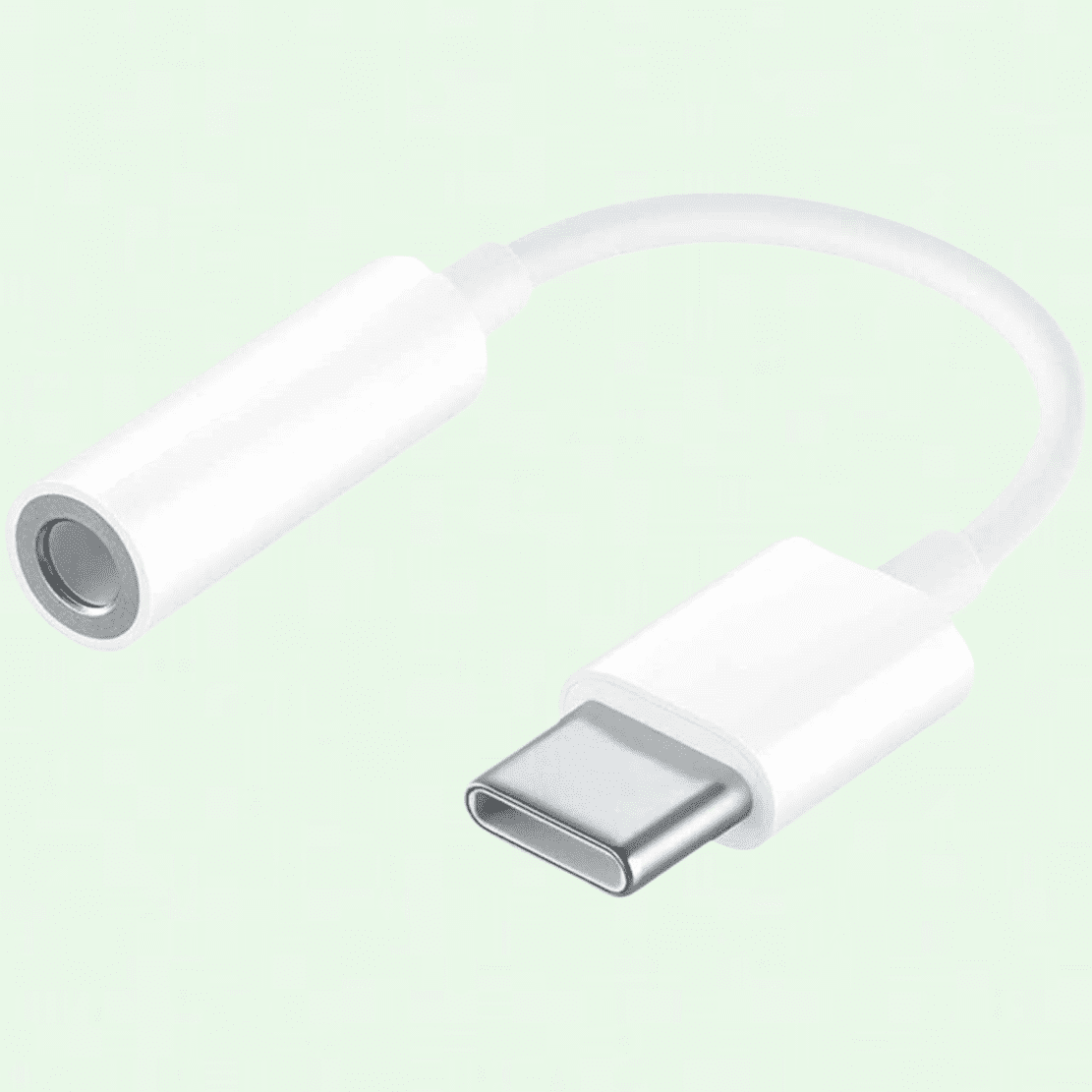 USB Type C to 3.5mm Headphone Jack Adapter, White - Walmart.com