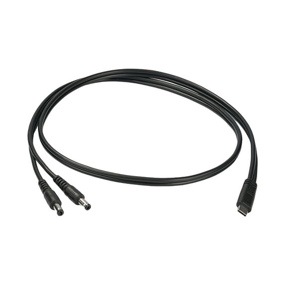 USB Type C to Double DC5.5x2.5mm Power Charging Cable for Laptops and ...