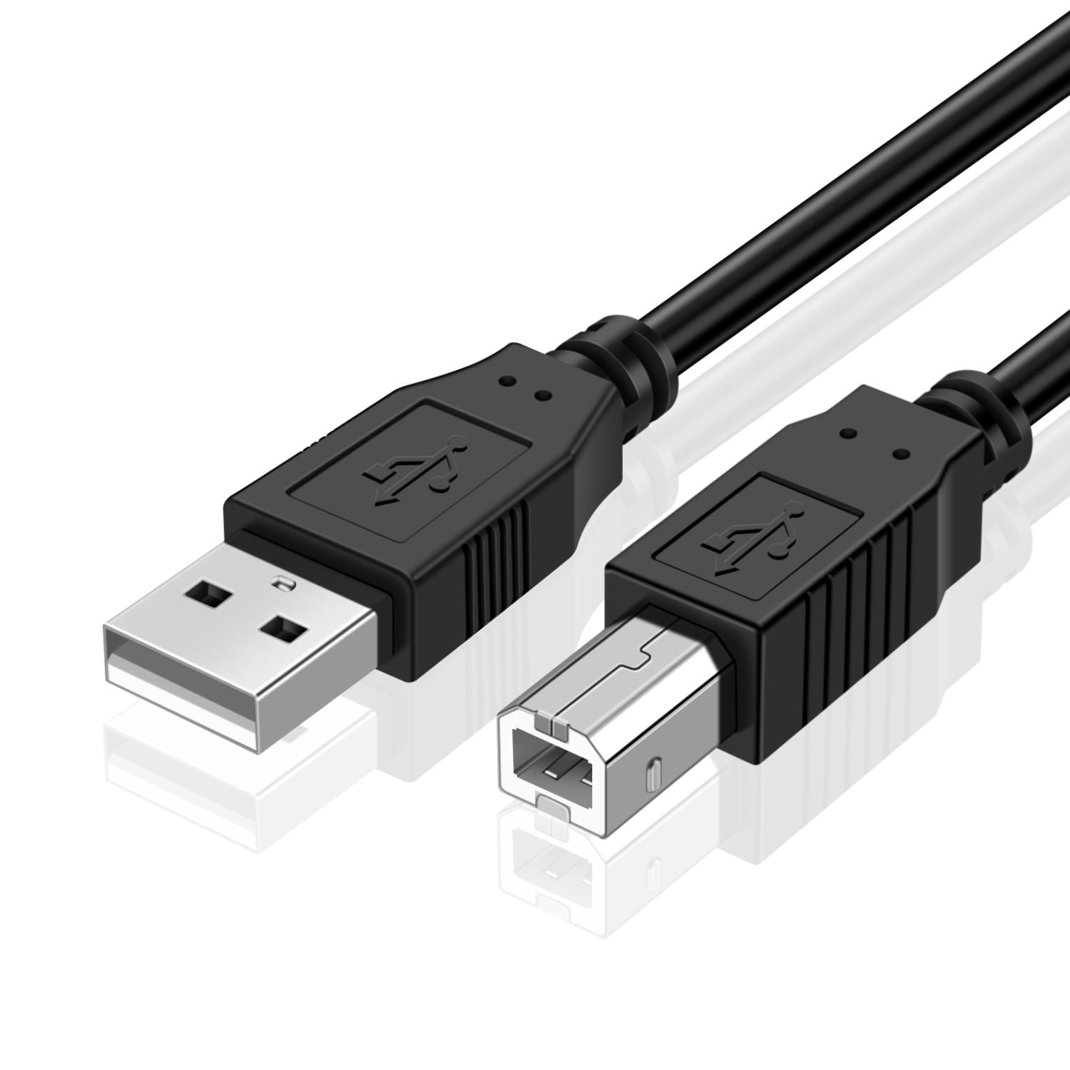 USB A to USB B Cable - USB B to A Printer Cable 30 Feet 2.0 Type B MIDI ...