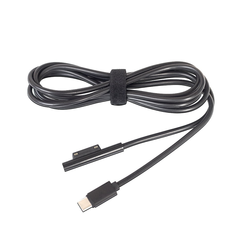 USB USB-C Power Charging Cable 15V/3A for Microsoft Surface Pro 6/5/4/3 ...