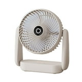 USB Vertical Hanging Portable Fan with Light, 3‑Speed High Wind ...