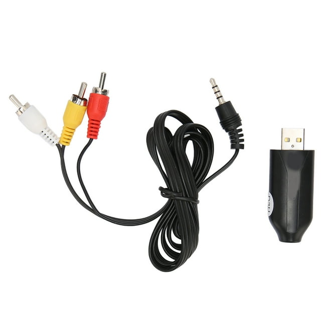 USB Video Capture Card Professional Plug and Play VHS to DVD RCA AV to ...