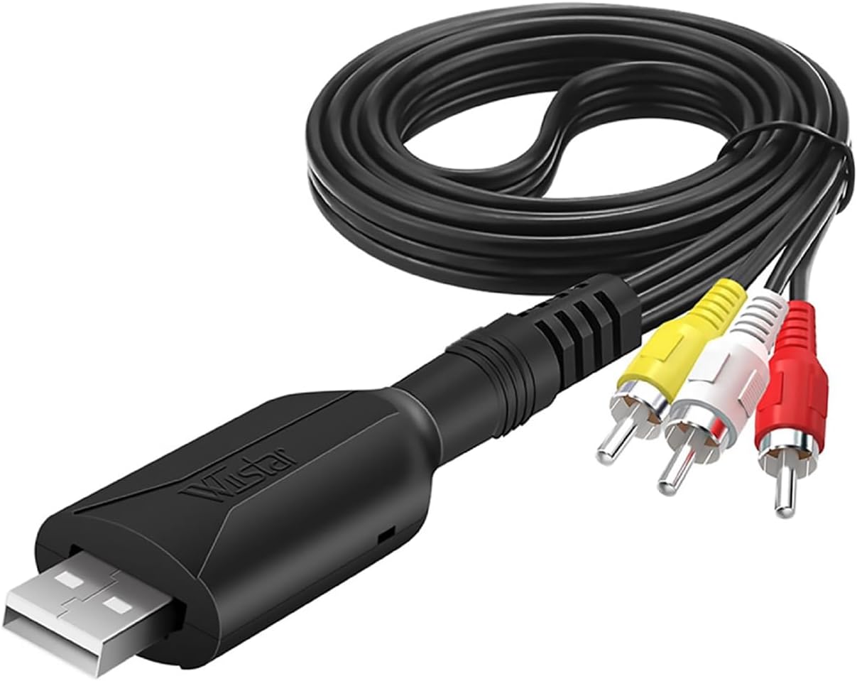 USB Video Capture Device, Audio Video Converter Grabber for RCA to USB ...