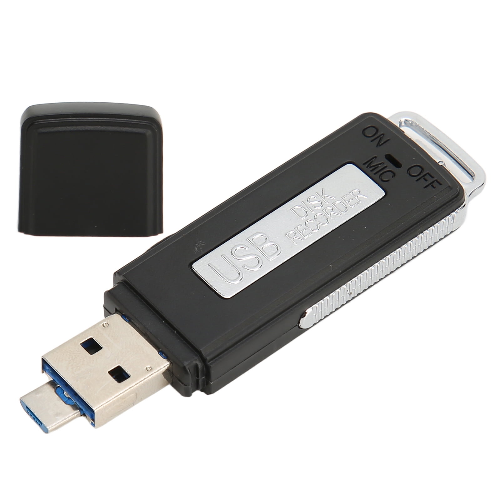 USB Voice Recorder Dual USB Ports HD Noise Reduction Voice Activated ...