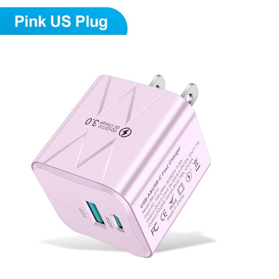 iEssentials® 2.4-Amp Dual USB Wall Charger – Fast Charging Adapter for ...