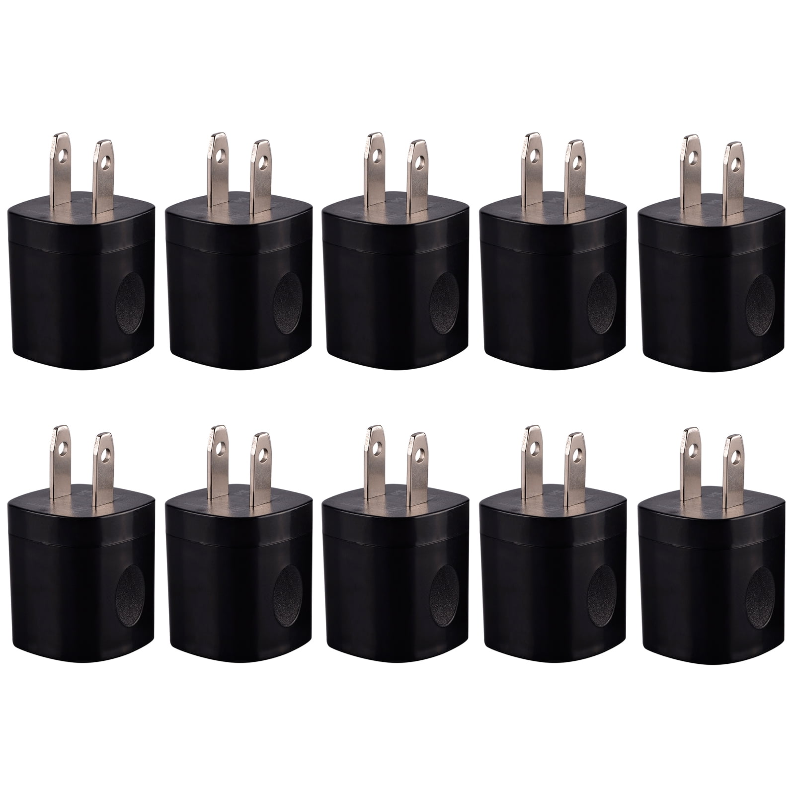 USB Wall Charger Adapter 1A/5V 10-Pack Travel USB Plug Charging Block ...