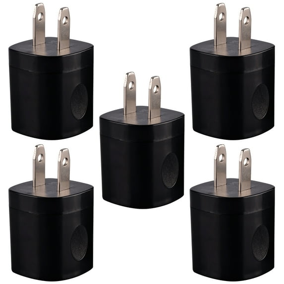 Borz USB Wall Charger Adapter 1A/5V, 5-Pack Travel Charging Block ...