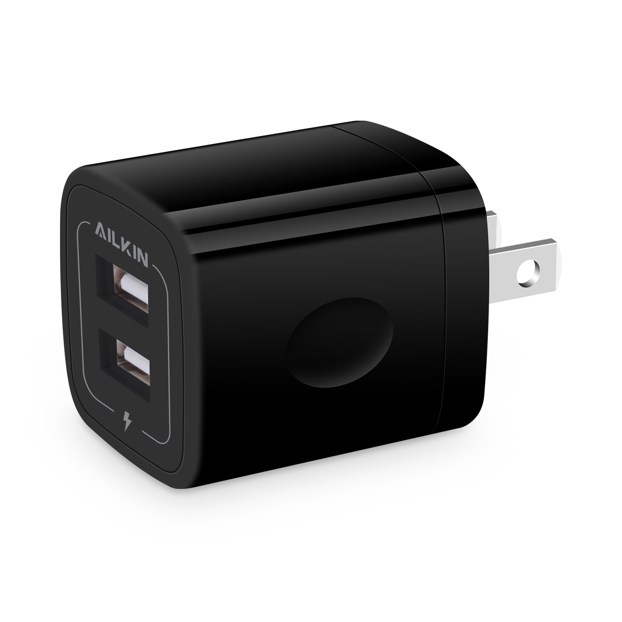 AILKIN Dual Port USB Wall Charger, 2.1A Fast Charging Station, Multi ...