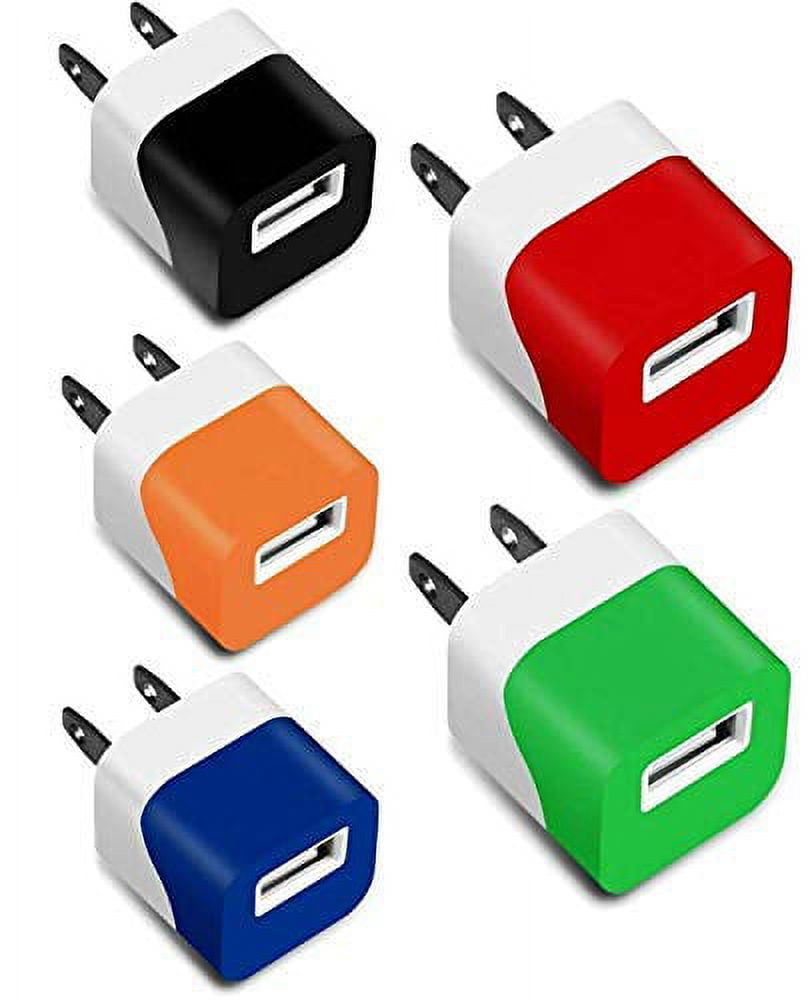 USB Wall Plug, 5V Mini USB Power Adapter 1A Wall Charger Block 1-Port ...