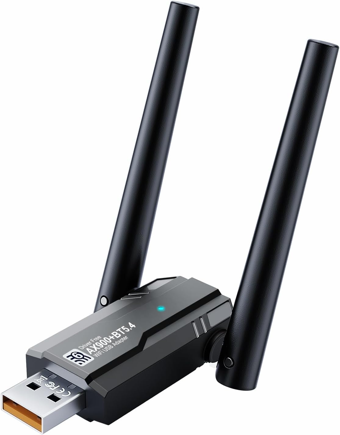 USB WiFi 6 Adapter & Bluetooth 5.4 900Mbps Dual Band 5G/2.4G, 5dBi ...