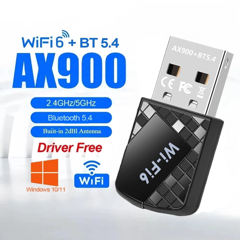 USB WiFi Adapter 2.4G/5G Dual Band Wireless Network Adapter for PC ...