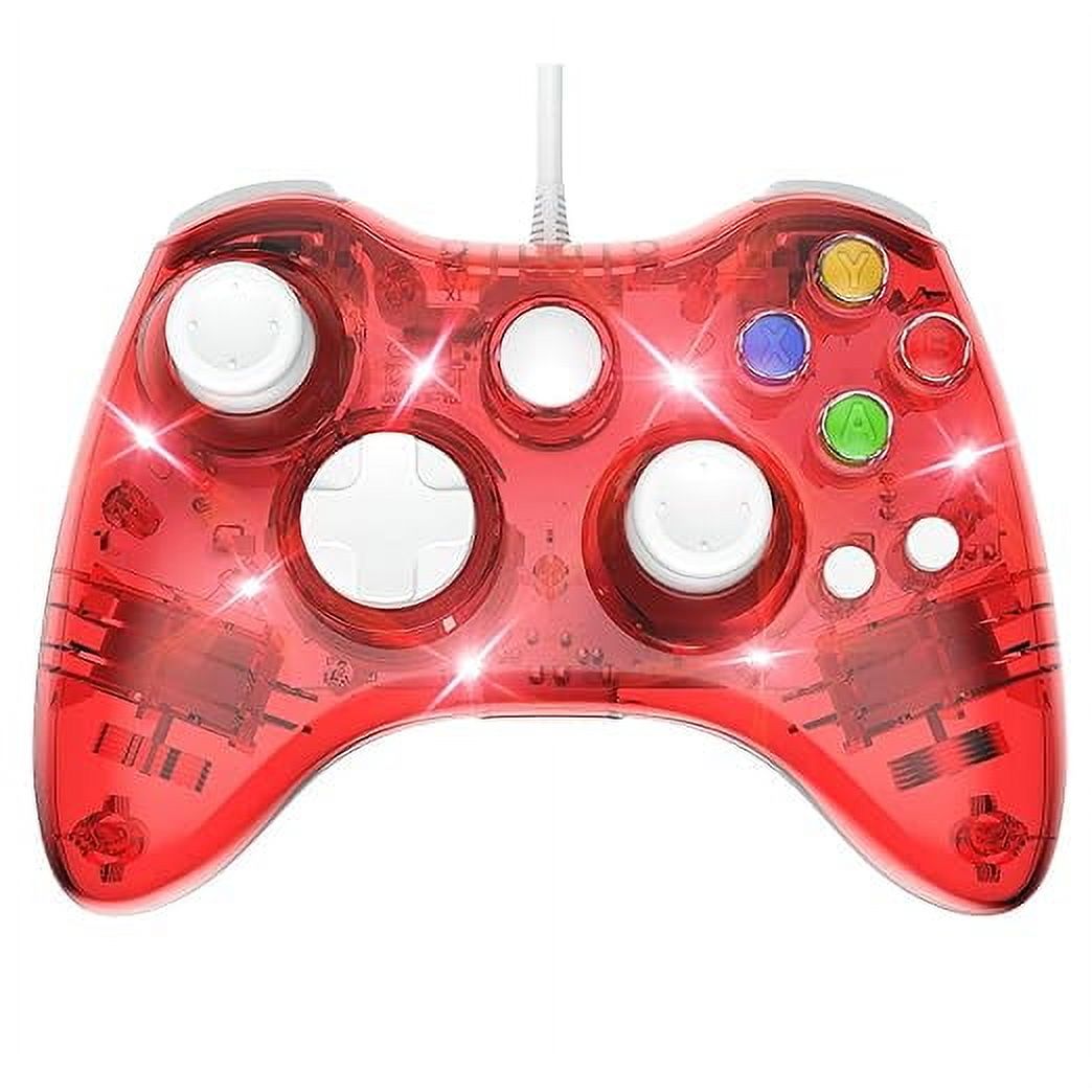 USB Wired Gaming Controller Joypad Gamepad for Microsoft Xbox 360 (Red ...