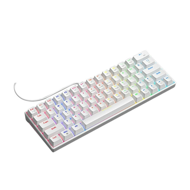 USB Wired Mechanical Keyboard English Layout Ergonomic Angle Laptop ...
