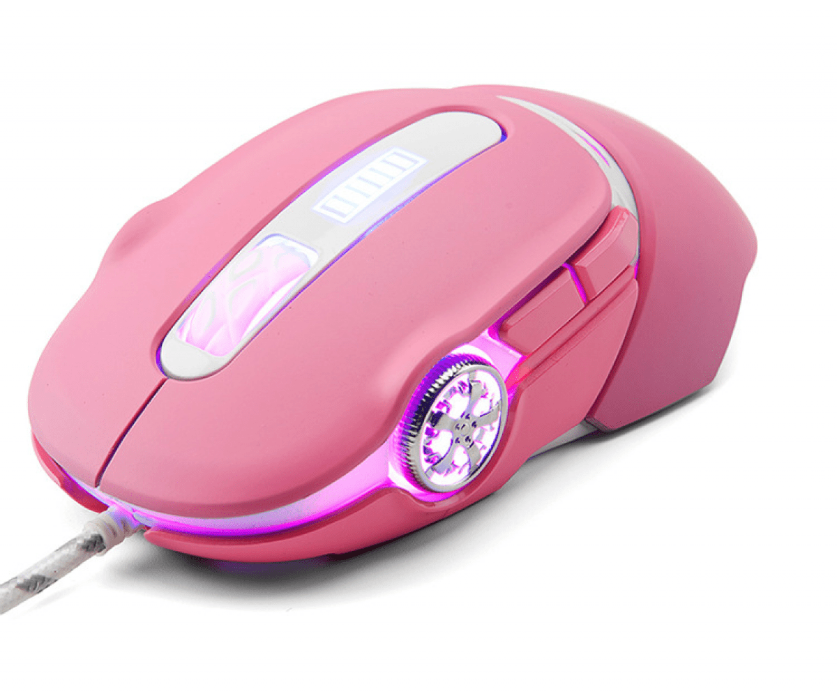 USB Wired Mouse, 3200 DPI 6 Button Silent Breathing Light Ergonomic ...