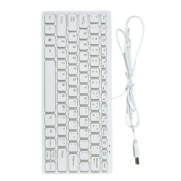USB Wireds Mini Keyboards 78 Key Slim and Ergonomic for Desktop ...