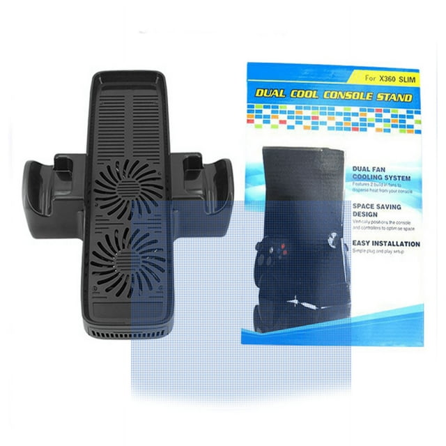 USB Xbox 360 Cooling Fan Base Stand for Host Heat Exhauster USB Cooler ...