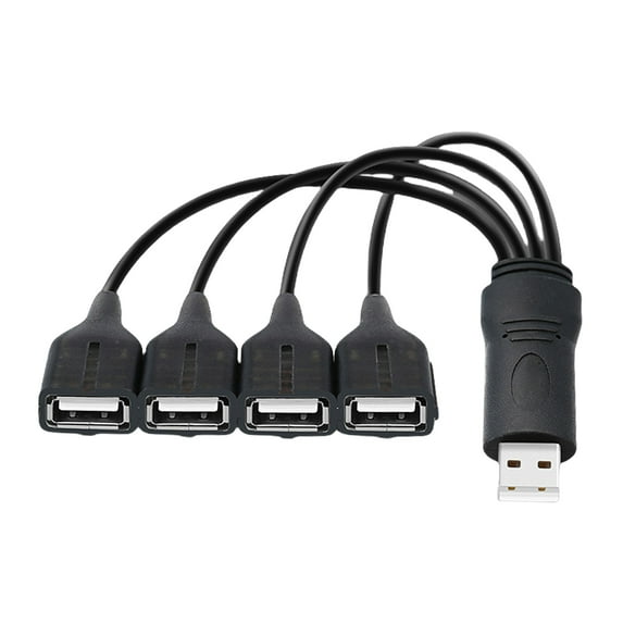 USB Y Splitter Cable for Charging 4 in 1 USB Male to 4 USB 2.0 Female ...