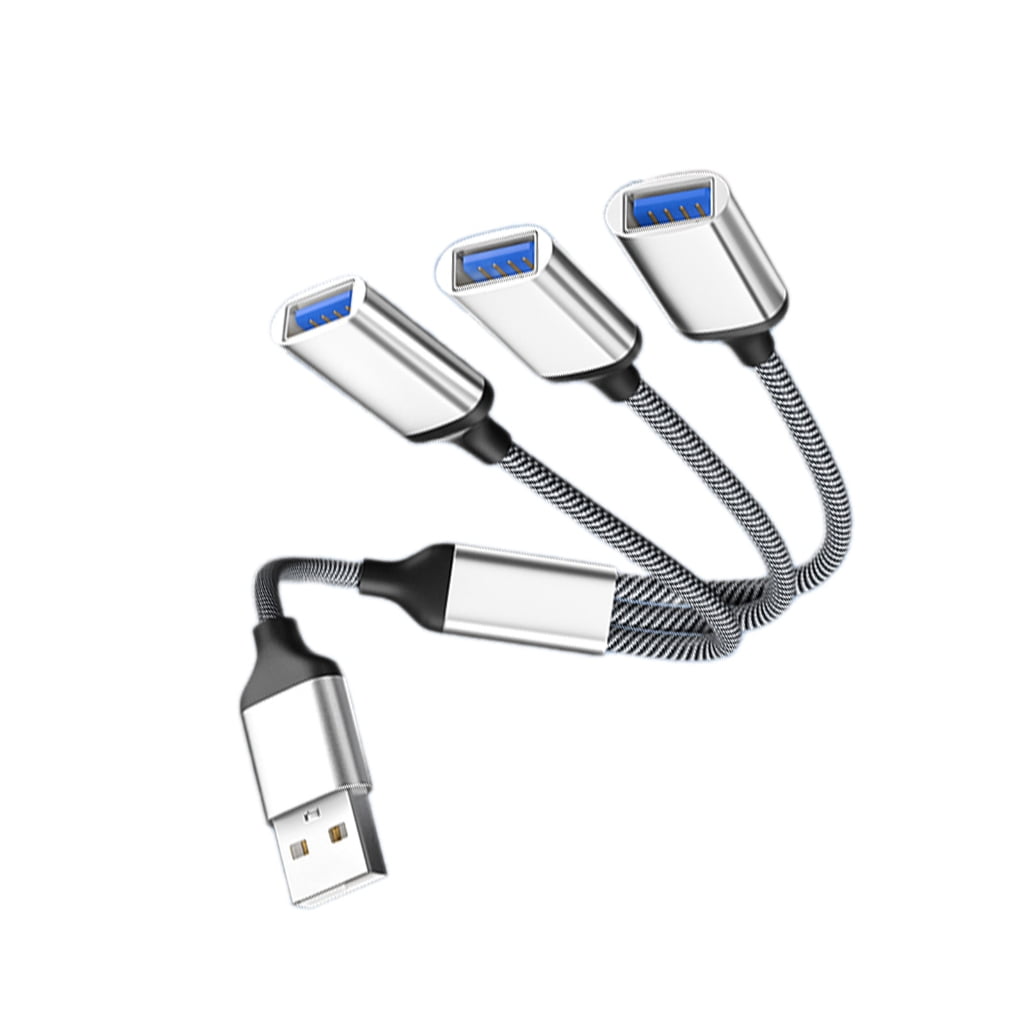 USB Y Splitter Cable for Charging OTG 3 in 1 USB Male to 3 USB 2.0 ...
