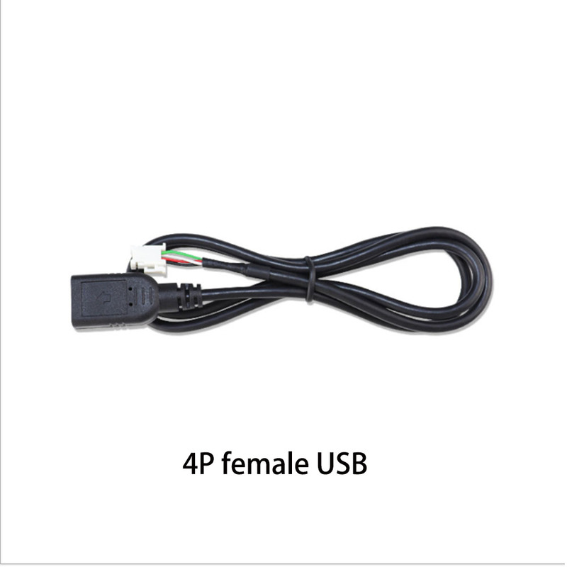 USB cable for android car radio long usb cable 4 pin and 6 pin cable ...