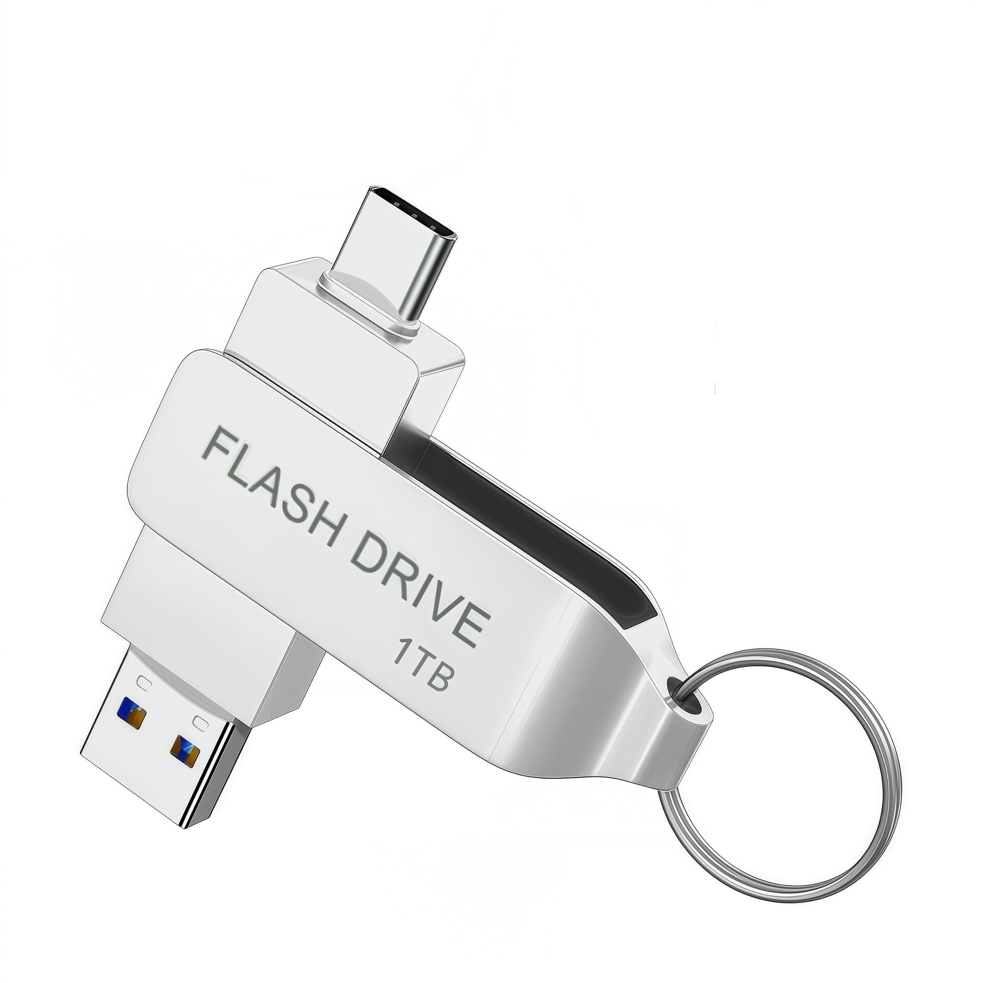 1TB Dual USB Flash Drive Type-C & USB-A OTG for Phone, Tablet, PC ...