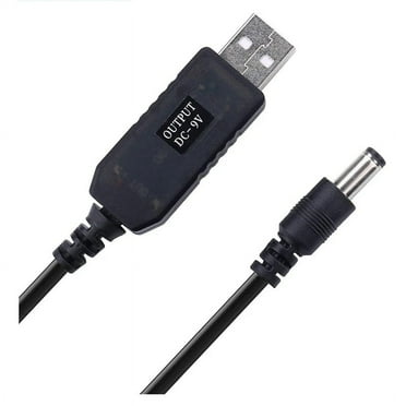 Simyoung 3.3FT USB to DC 5.5x2.1mm Barrel Jack Center Pin Positive ...