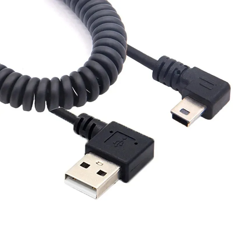 USB right bend New mini usb male 90 degree right angled to usb male ...