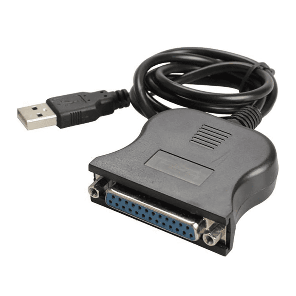 USB to 25 Pinhole Parallel Cable DB25 Interface IEEE 1284 Printer USB2 ...