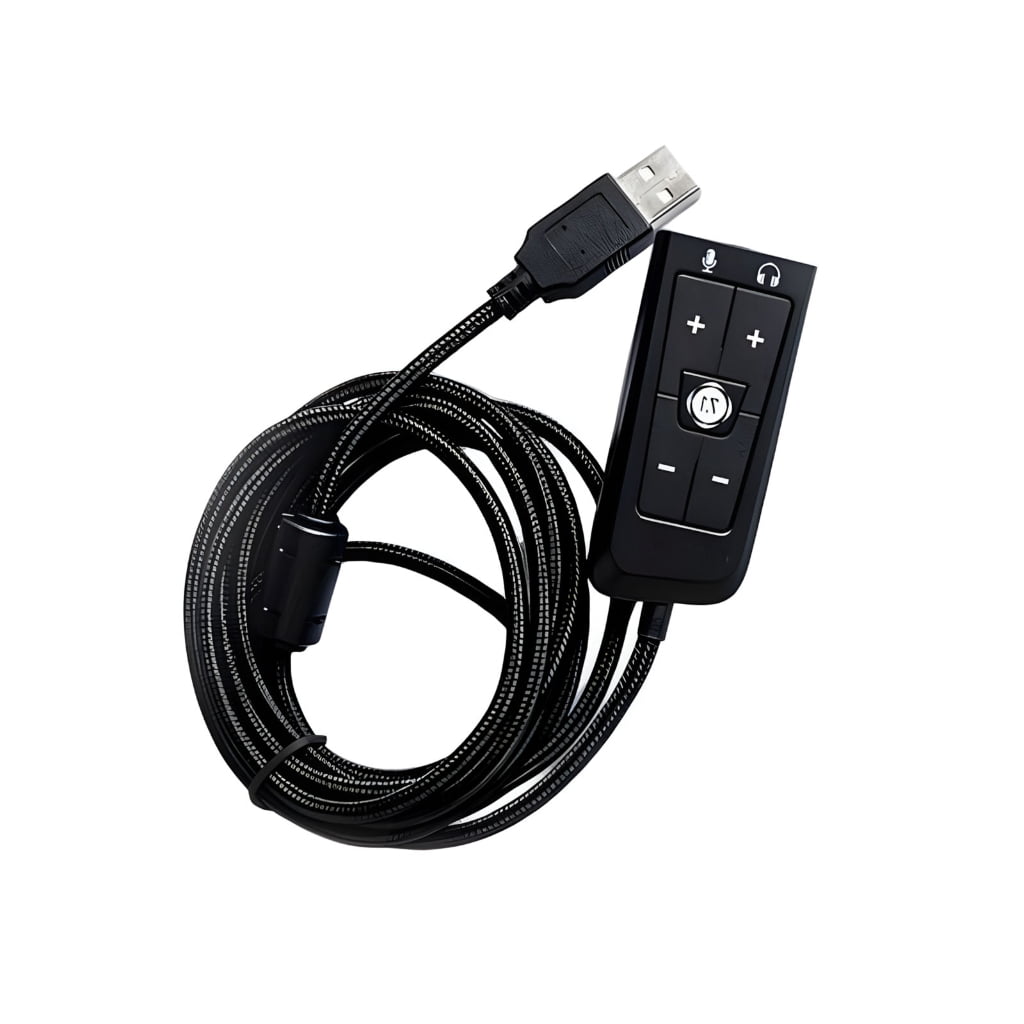 USB to 3.5mm Adapter with Advanced 3D Sound for Immersive Gaming and ...