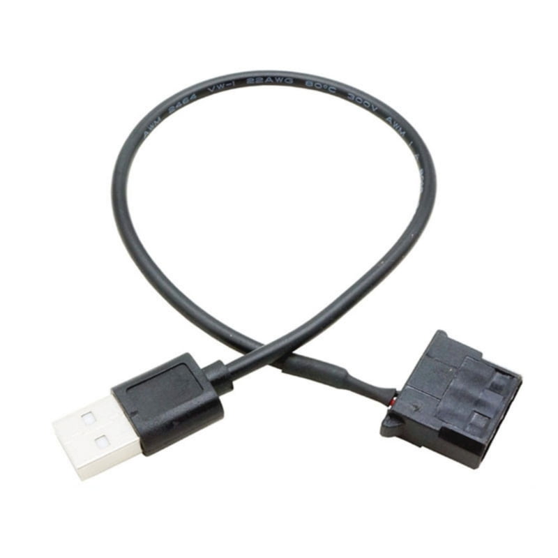 USB to 3Pin/4Pin PWM 5V USB Fan Power Adapter Cable Fan Adapter ...