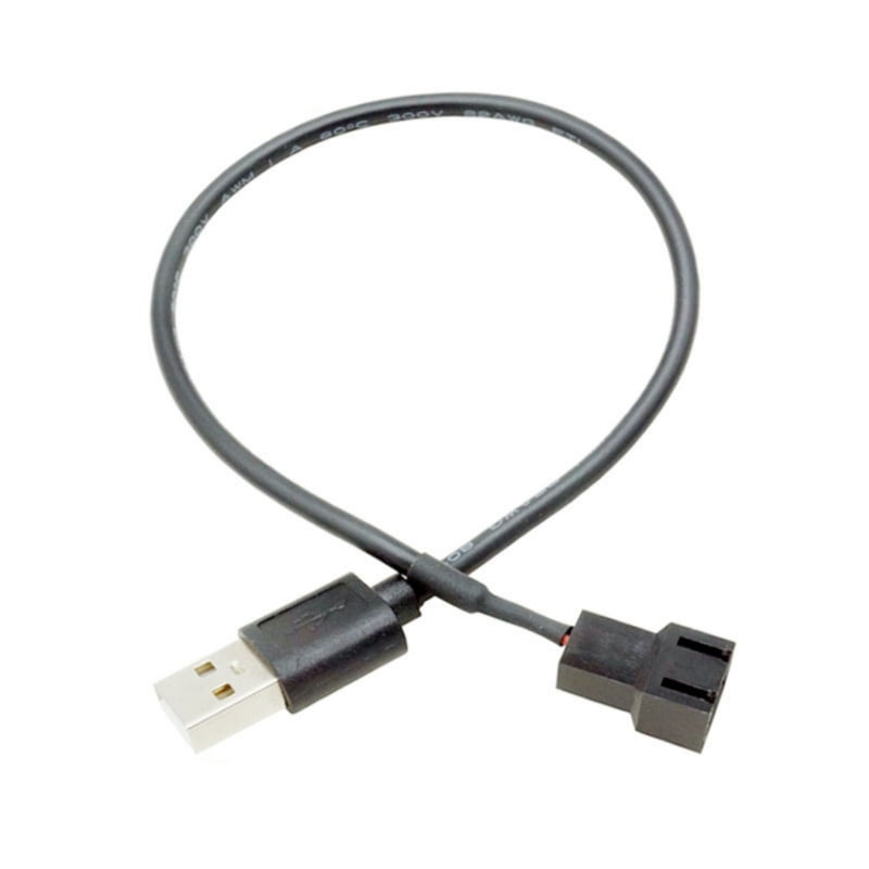 USB to 3Pin/4Pin PWM 5V USB Fan Power Adapter Cable Fan Adapter ...