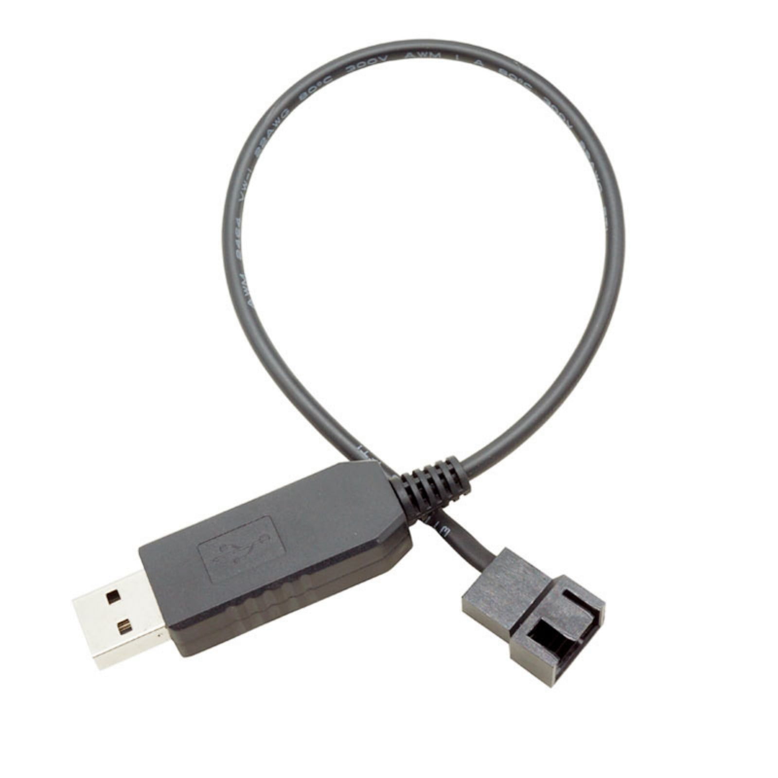 USB to 4Pin 5V to 12V Step Up Fan Power Adapter Connector Converter ...