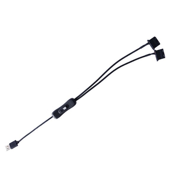 USB to 4Pin PWM 5V USB Fan Power Adapters Cable USB to 4Pin Fan ...