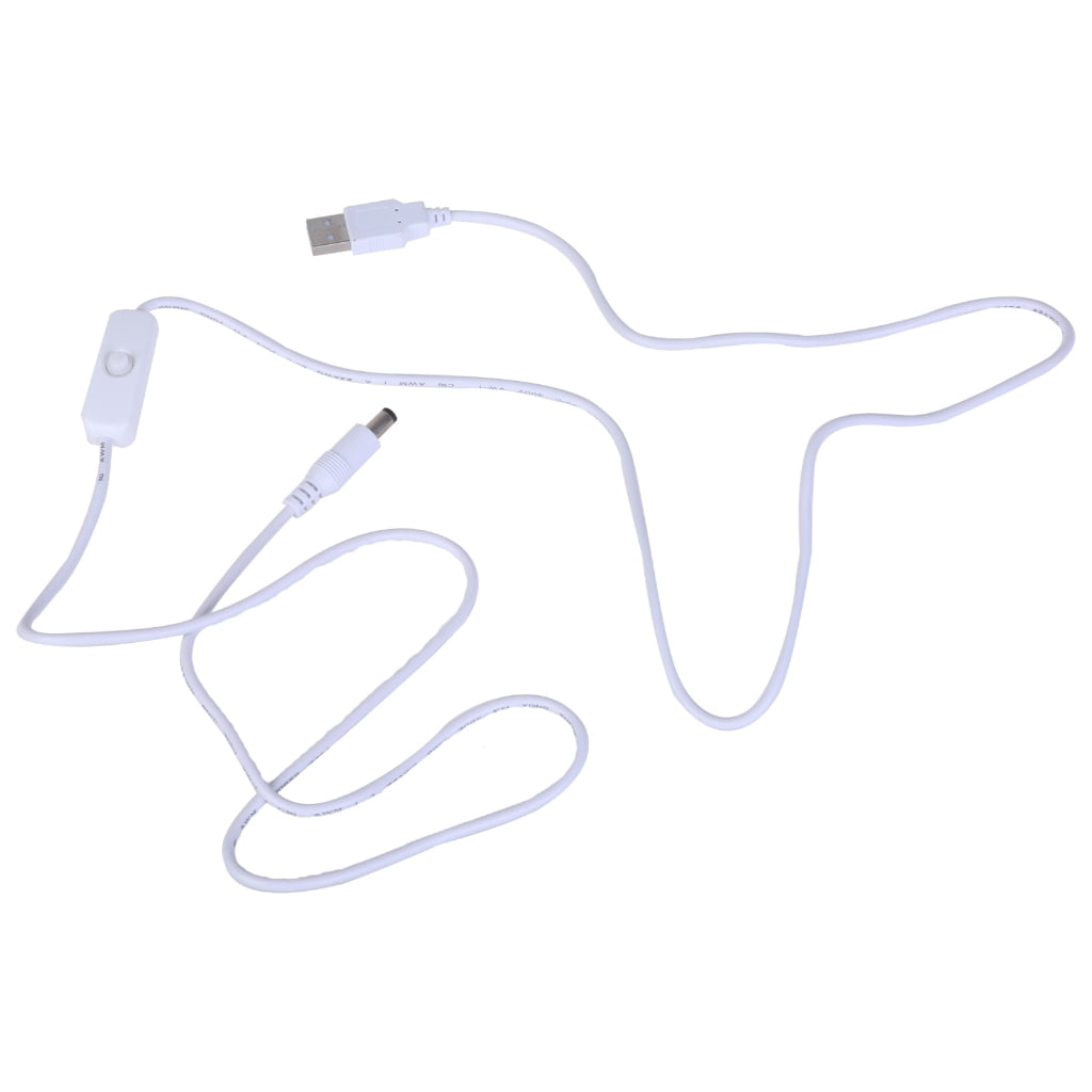 USB to 5.5x2.1mm Male Cable USB Male to DC5.5x2.1mm Male Power Cable ...