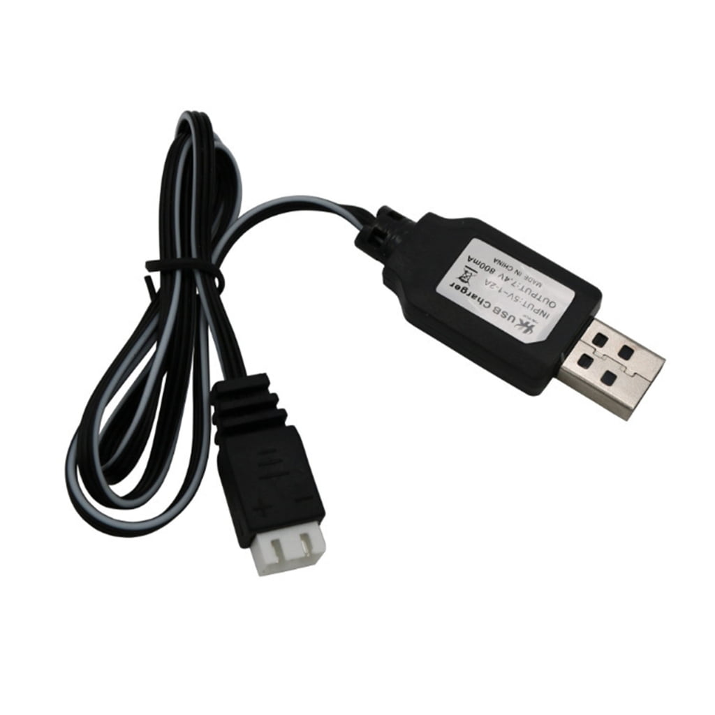 USB to 7.4V Battery Charging Wire USB to 3Pin Extension Adapter with ...