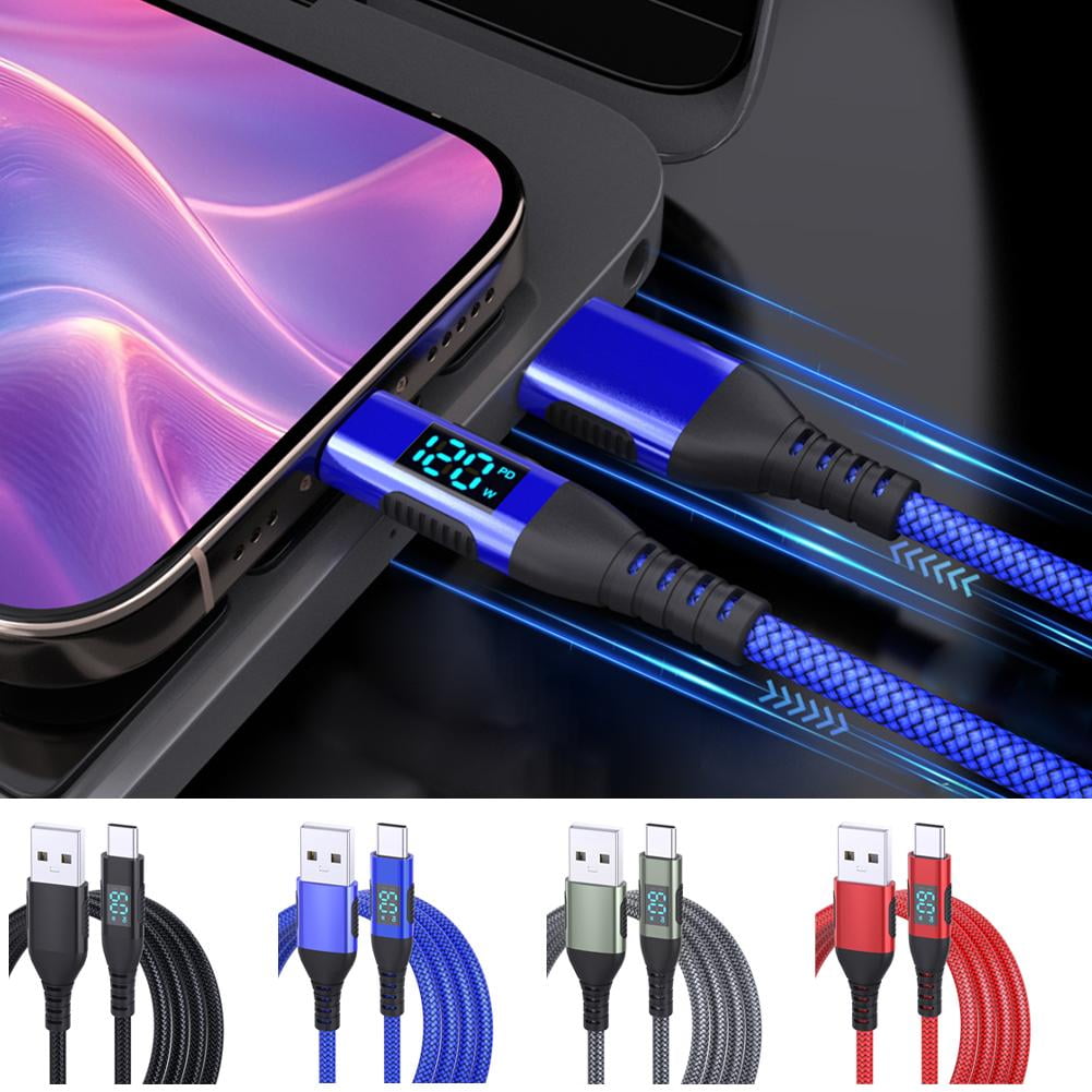 USB to C Digital Display Fast Charging Data Cable for Devices with USBC ...