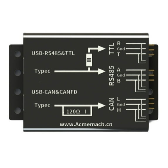 USB to CAN FD Adapter USB-CANFD Debugger Supports USB to CANFD + RS485 ...