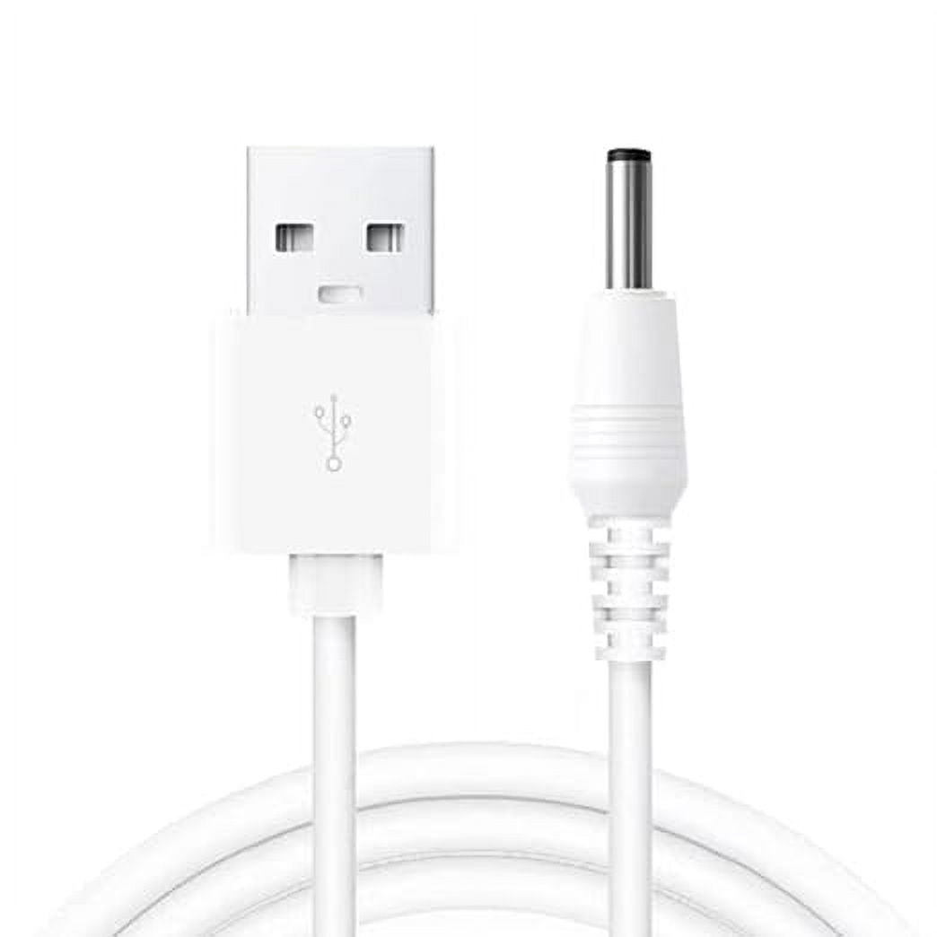 USB to DC 3.5mm Cable 1.5ft/0.5m, DC 5V Power Cord USB to DC 3.5mm x 1 ...